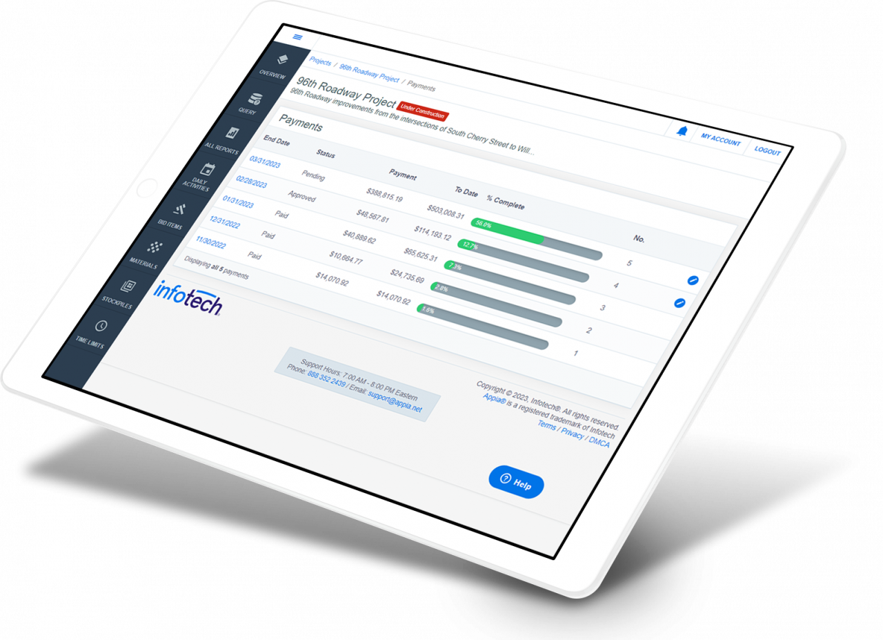 Appia Construction Administration + Inspection Software | Infotech
