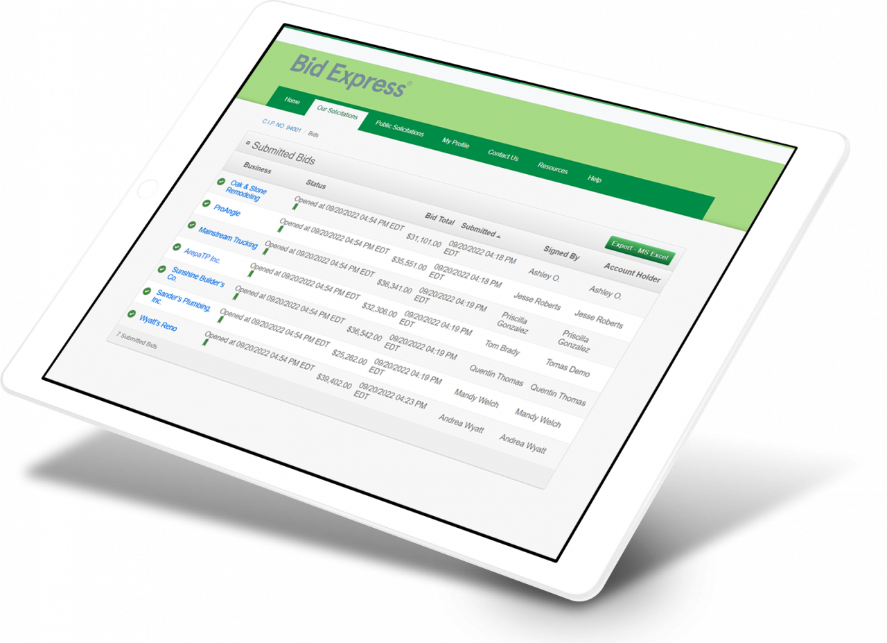Construction Bidding Software for Local Agencies and Contractors | Bid ...
